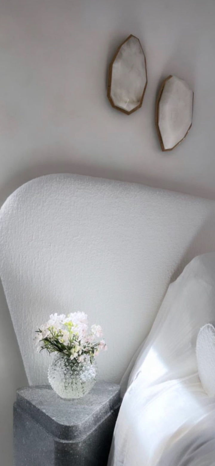 Illuminate Your Home with Elegant Alabaster Stone Light | Expertly Crafted